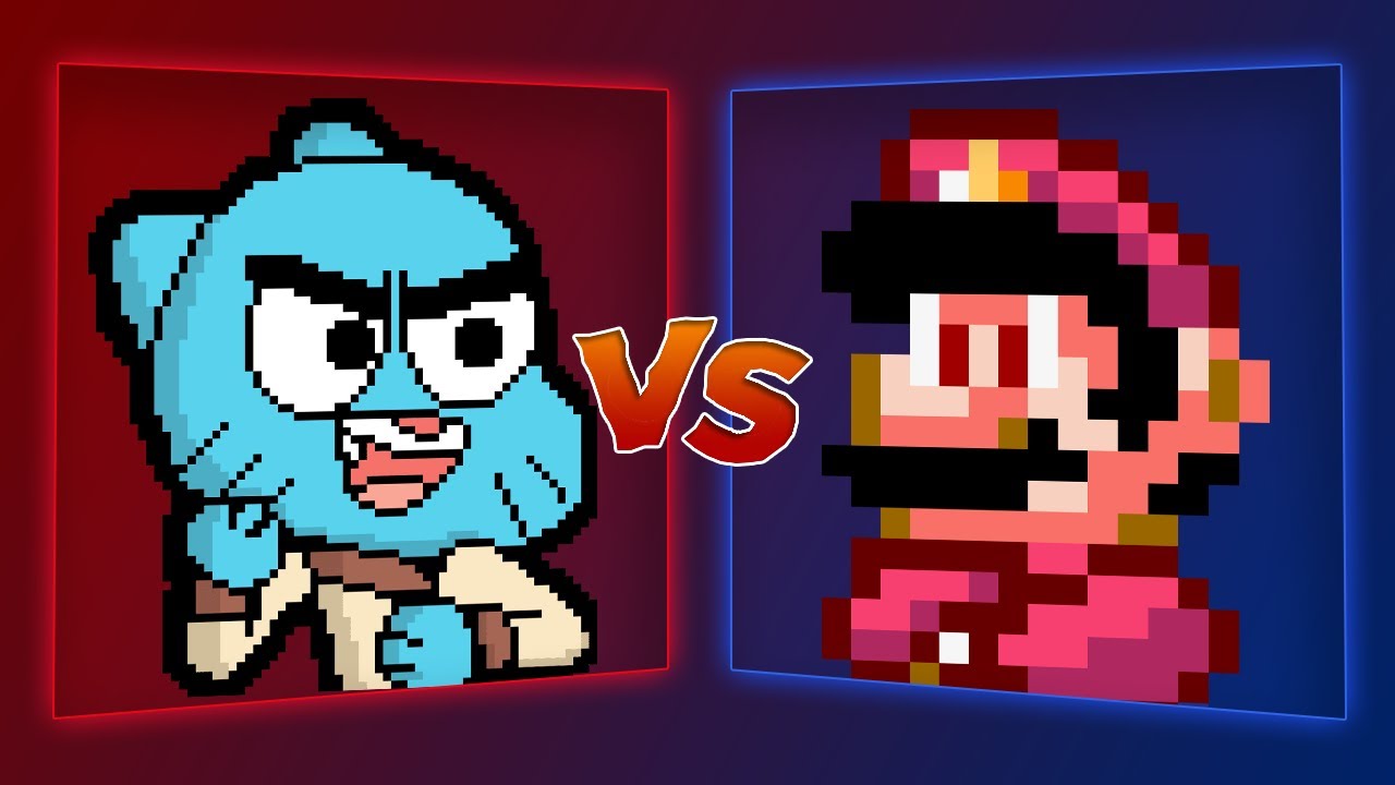 Mugen Battle Gumball Vs Power Star Mario Youtube