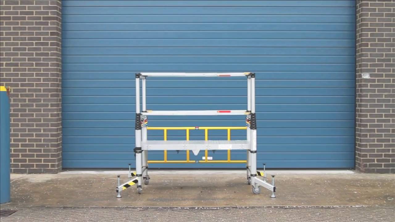 Zarges Tt002 Teletower Mobile Scaffold Tower Youtube