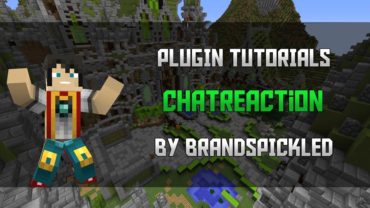 Minecraft Plugin Tutorials Chatreaction Youtube