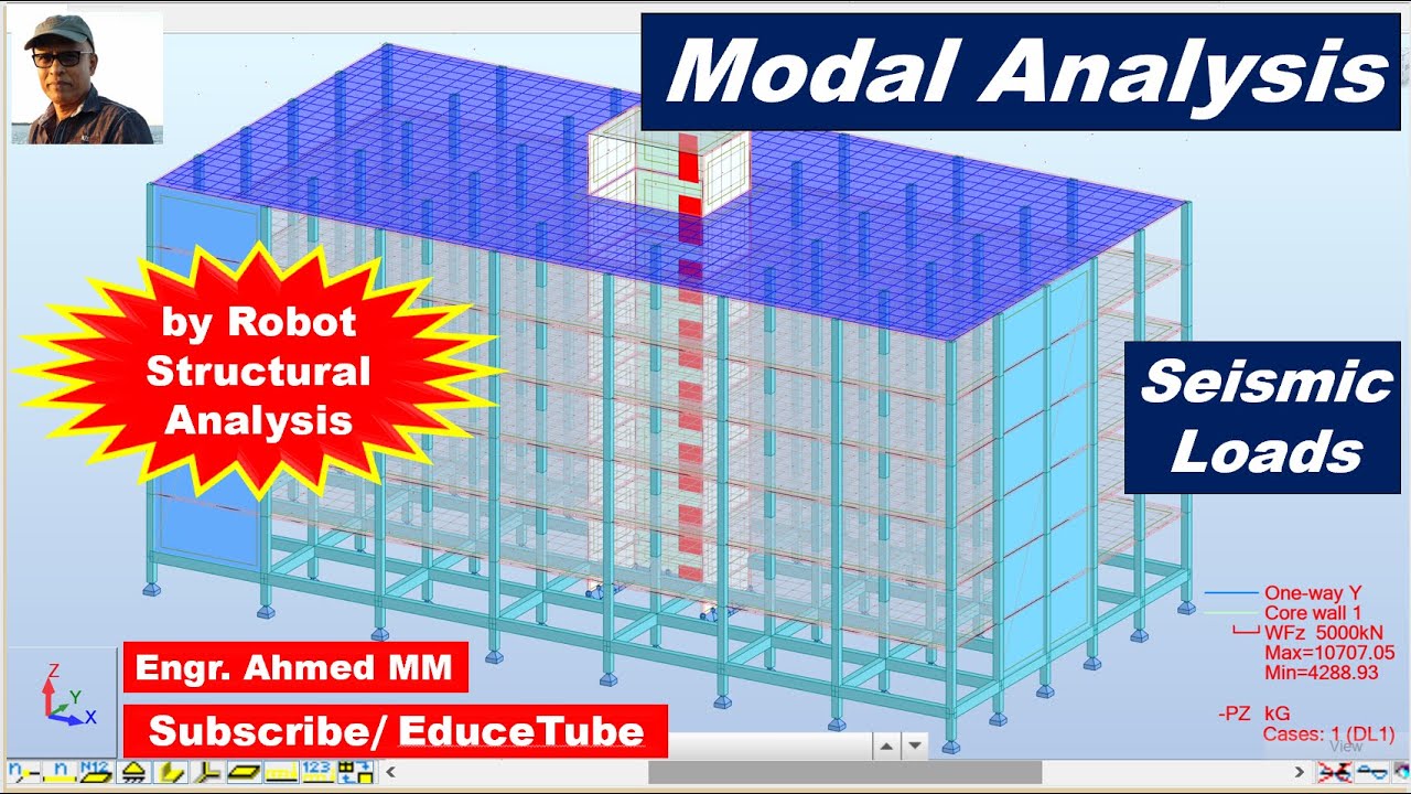 Seismic Loads Modal Analysis For Building By Autodesk Robot Structural