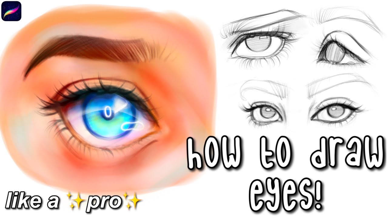 How To Draw Eyes Full In Depth Tutorial How I Color Eyes