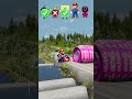 Squid Game Gummybear Mario Spongebob Batman Vs Bollards Barbie In ...