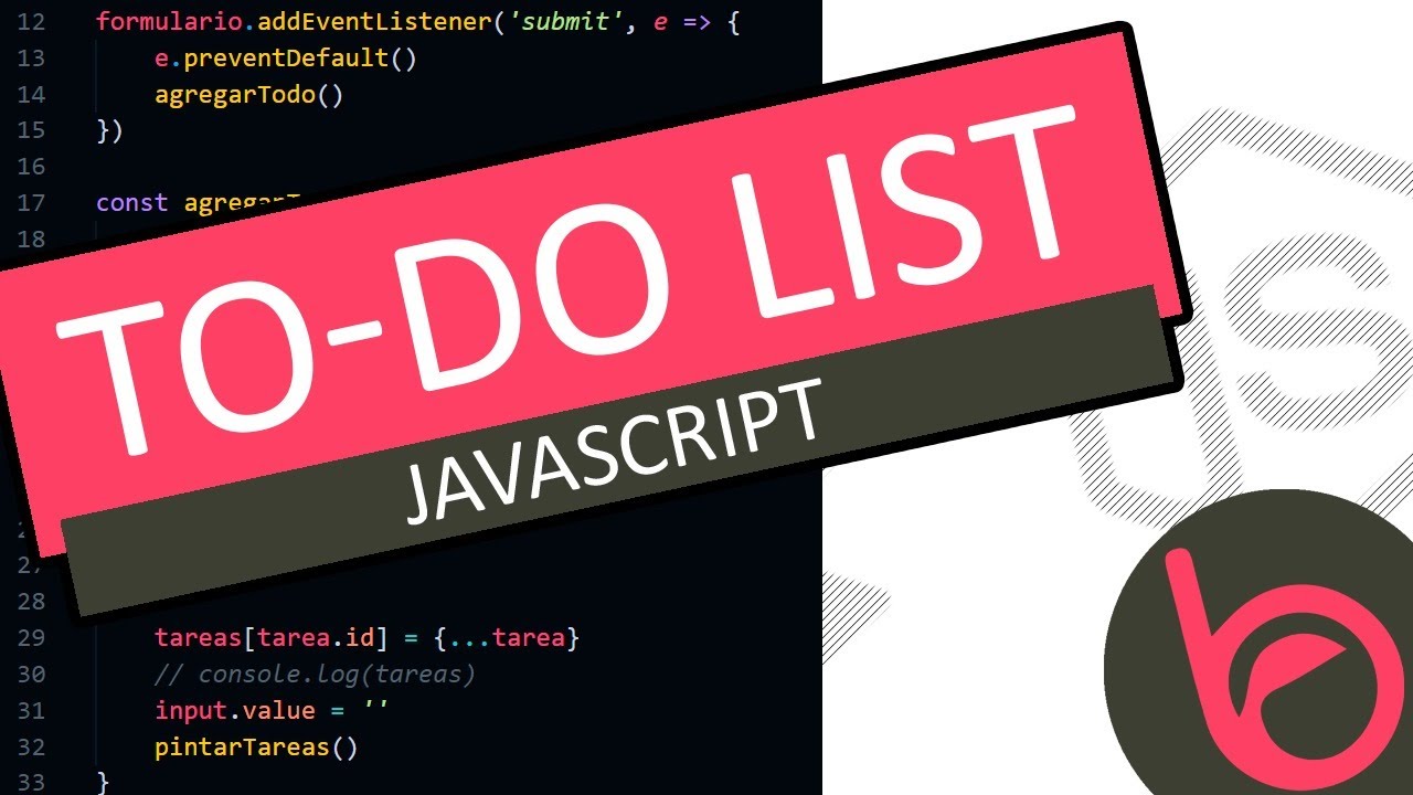 Todo List Vanilla Javascript Youtube