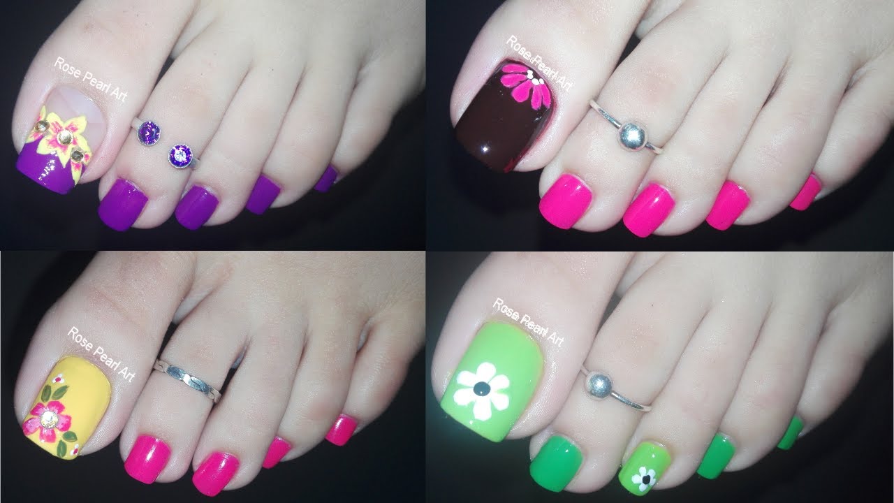 My Top 15 Toe Nail Art Compilation For Summers Pedicure Nail Art Ideas
