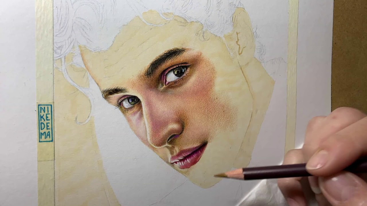 Color Pencil Portrait Tutorial