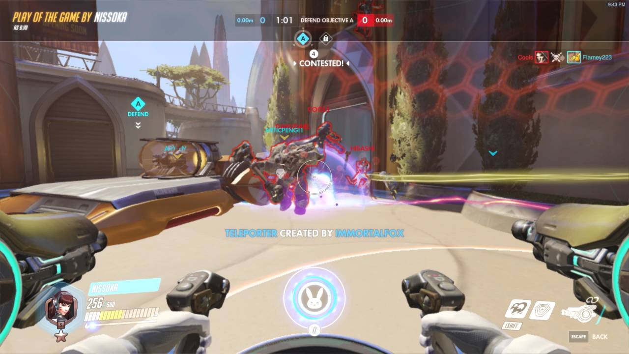 Overwatch Dva Ultimate Quadruple Kill No Warning Sound Youtube