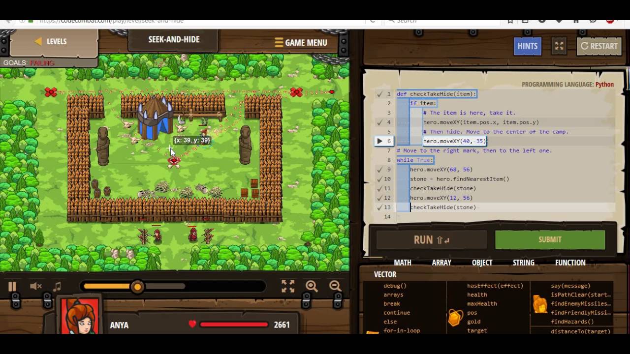Codecombat Answers