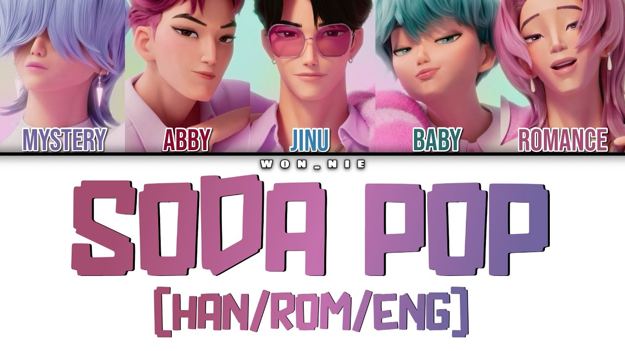 Soda Pop By Saja Boys Kpop Demon Hunters Soundtrack Colour Coded