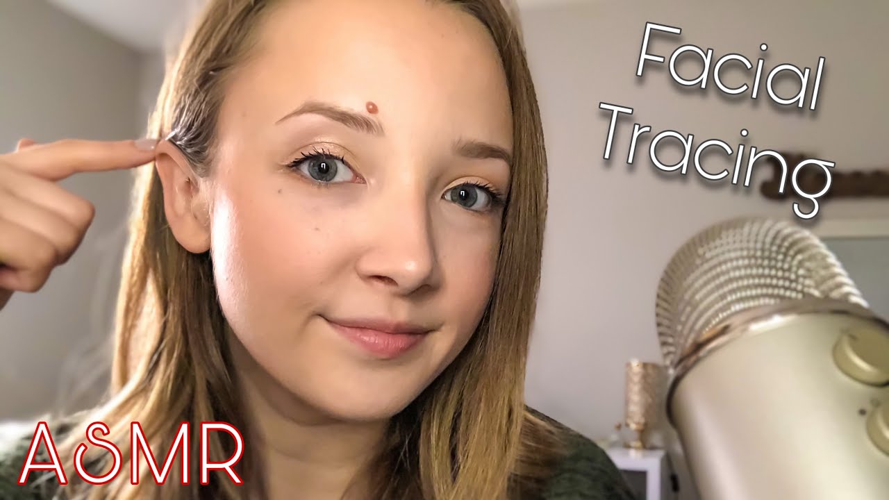 Asmr Tracing My Face Close Up Whispering Youtube