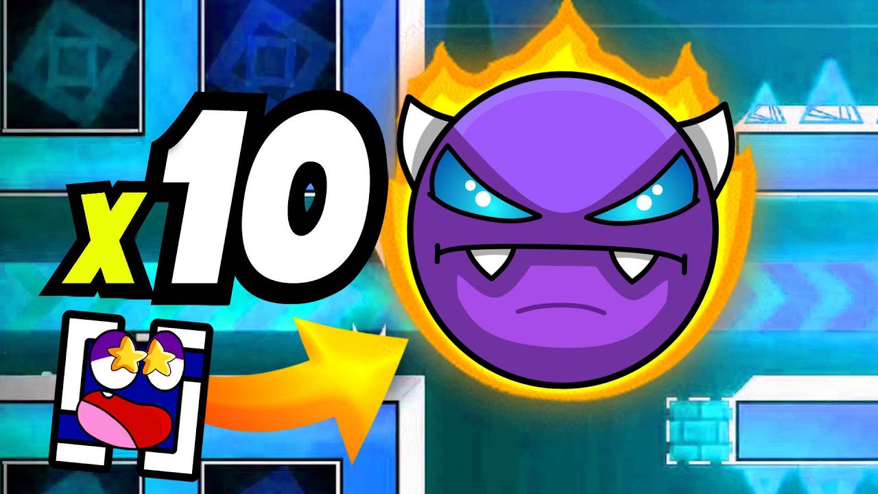 Top 10 Easy Demons Más Faciles Y Modernos De Geometry Dash Youtube