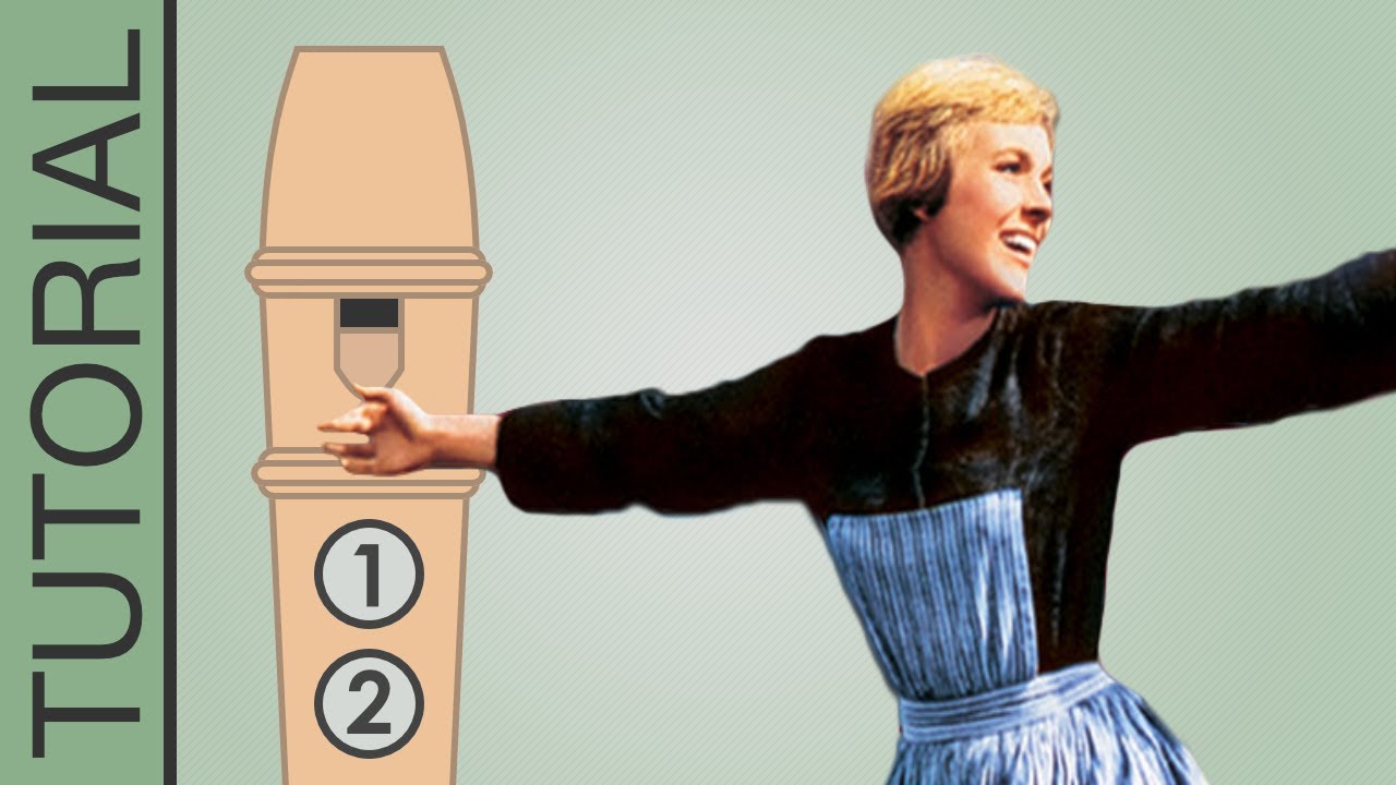 Do Re Mi The Sound Of Music Song Recorder Flute Tutorial Youtube