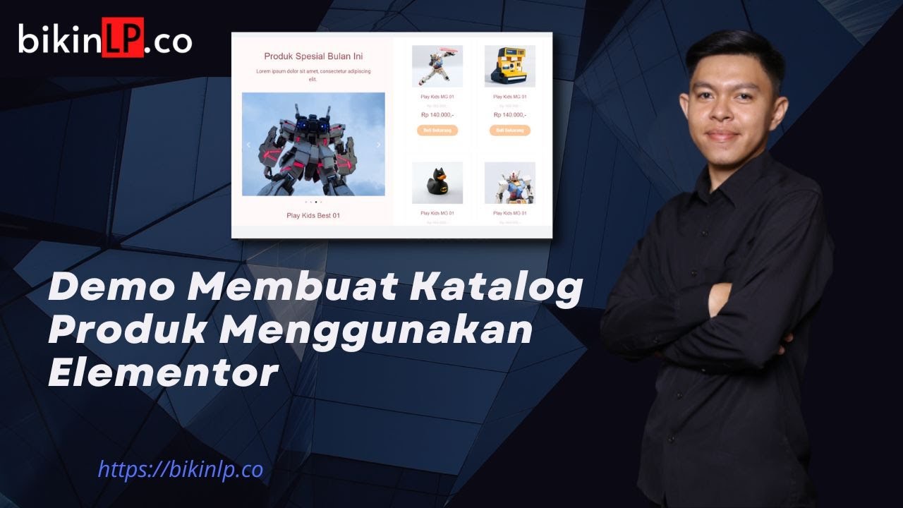 Demo Membuat Katalog Produk Menggunakan Elementor Youtube