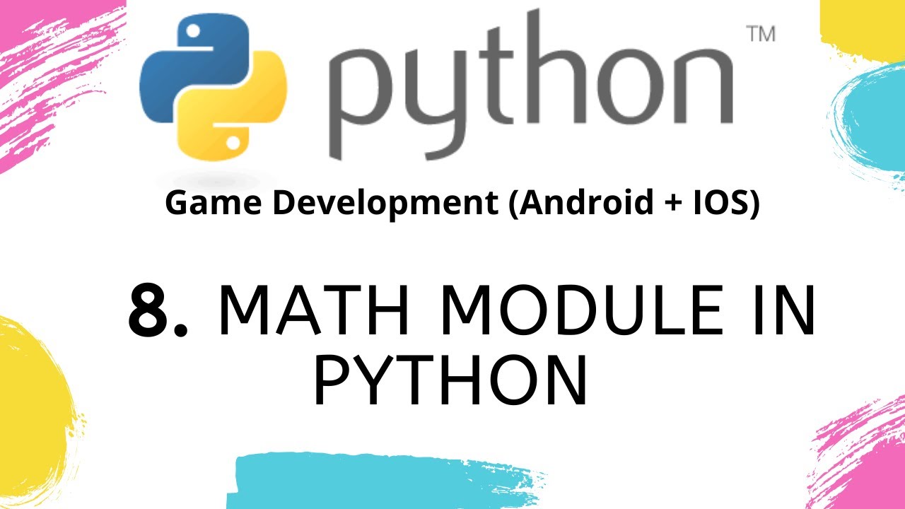 Math Module In Python Youtube