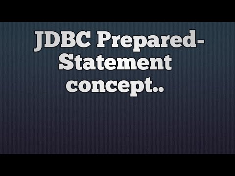 10 Jdbc Preparedstatement Youtube