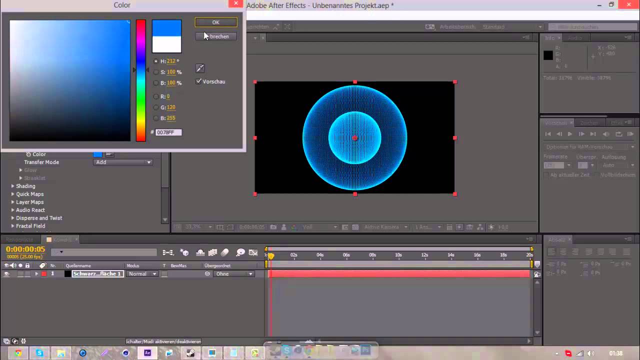 Tutorial Trapcode Shockwave Erstellen Youtube