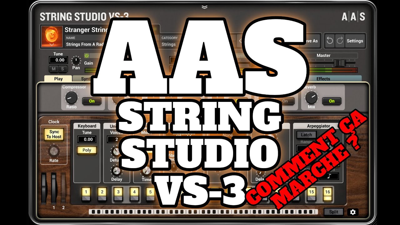 Aas String Studio Vs 3 Fr Youtube