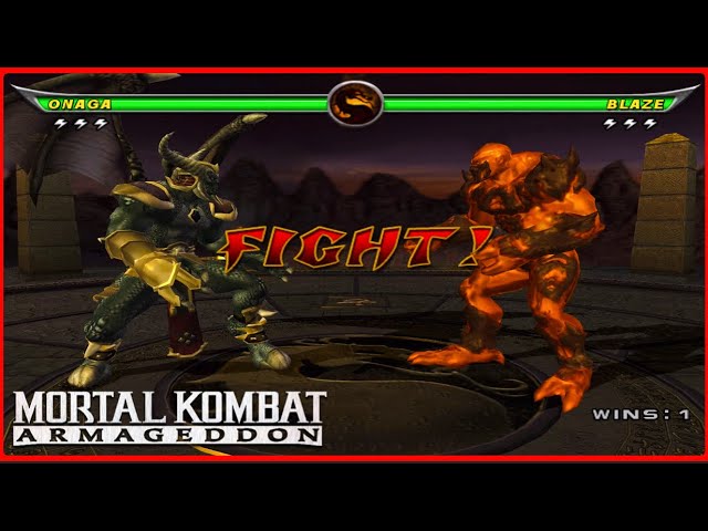 Mortal Kombat Onaga Vs Blaze