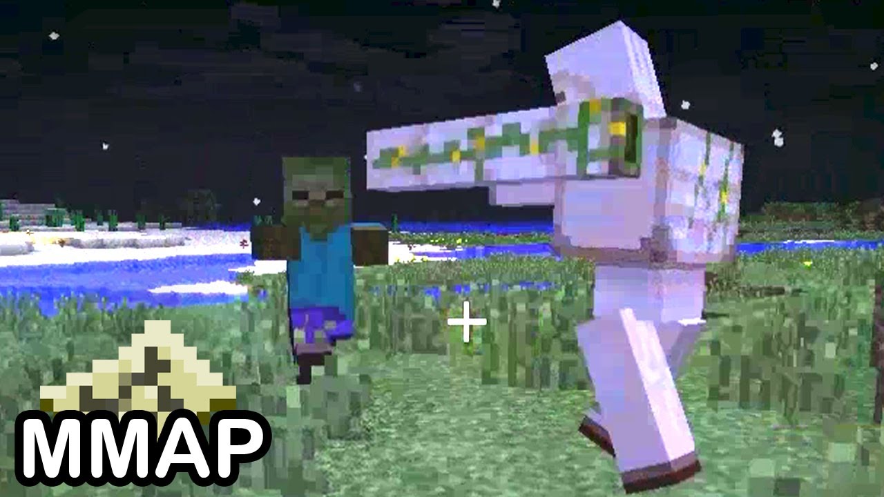 Minecraft Iron Golems Attack 129 Youtube