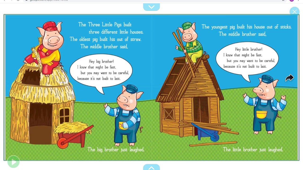 Story Time The Three Little Pigs Youtube