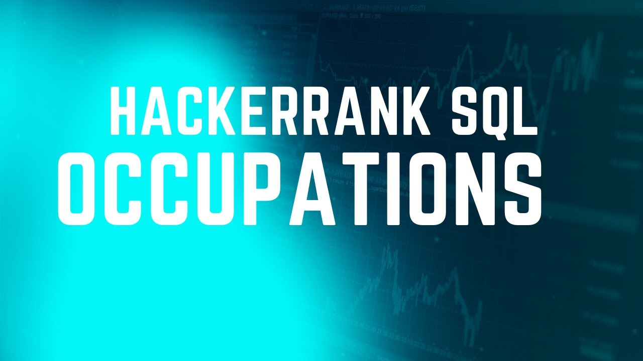 Hackerrank Sql Solutions Occupation Youtube