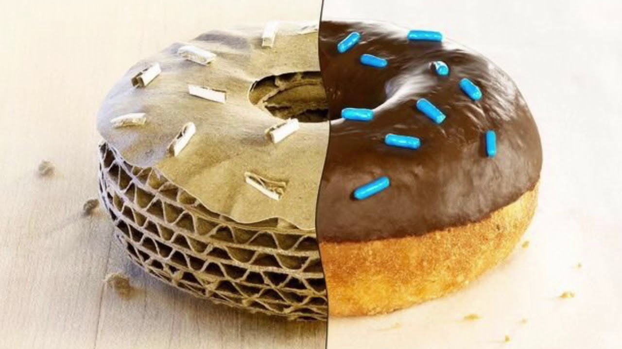 Cardboard Food Challenge Youtube