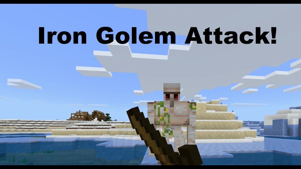 Iron Golem Attack Minecraft Survival Series Youtube