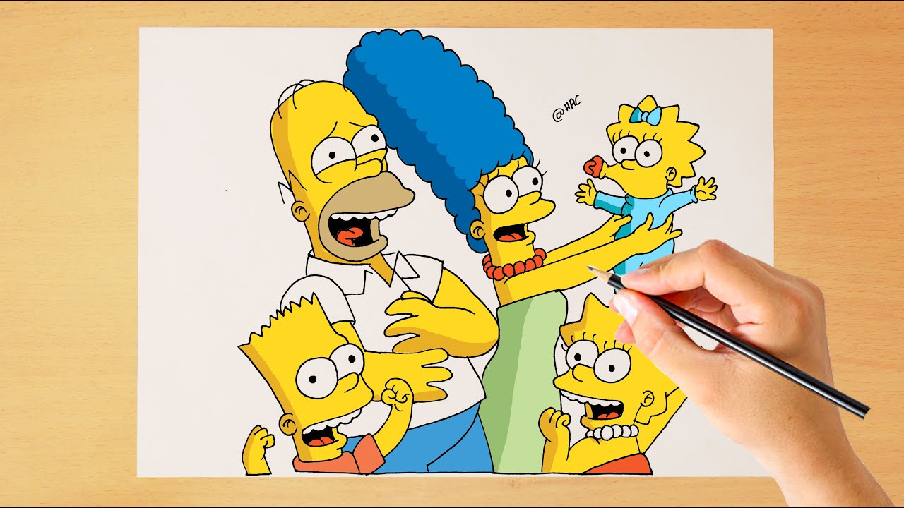 How To Draw The Simpsons Family Step By Step Drawing Infoupdate Org