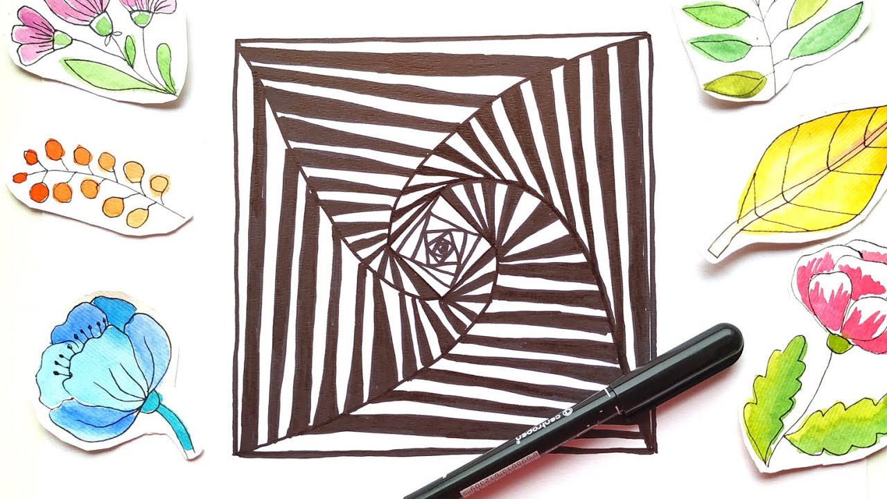 Easy Op Art To Draw With Squares The Ultimate Guide To Drawing In