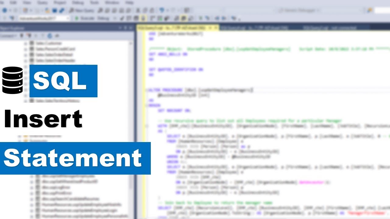 Sql Insert Statement Sql Tutorial Beginner Sql Tutorial Sql