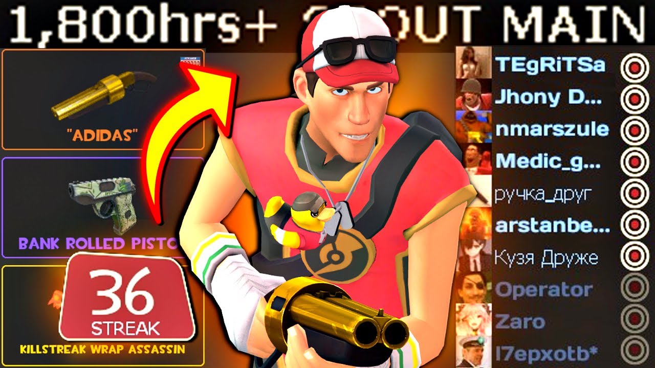 Ultimate Scout Dominationрџ ё1800 Hours Experience Tf2 Gameplay Youtube