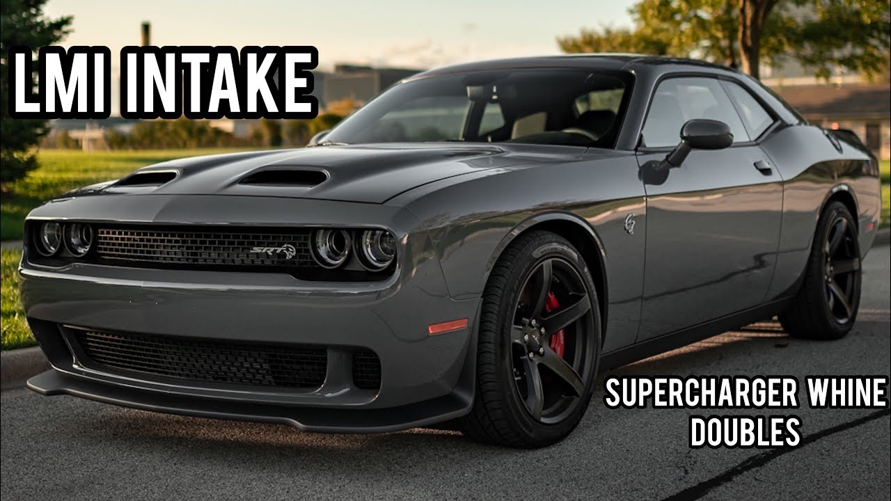 Hellcat Supercharger Whine Legmaker Intake Loudest Youtube