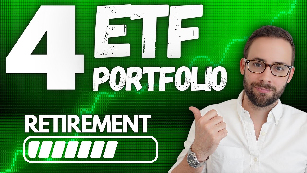 Easy Retirement Growth Portolio Only 4 Etfs Youtube