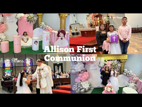 Allison First Communion пёџ Analia рџ Youtube