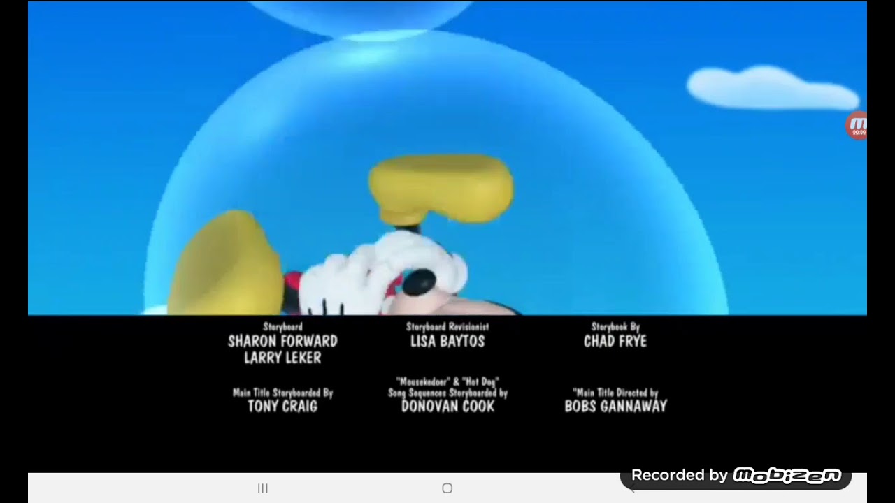 Mickey Mouse Clubhouse Credits Pluto S Bubble And Bath Youtube
