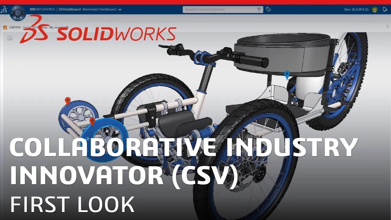 First Look 3dexperience Collaborative Industry Innovator Csv Youtube