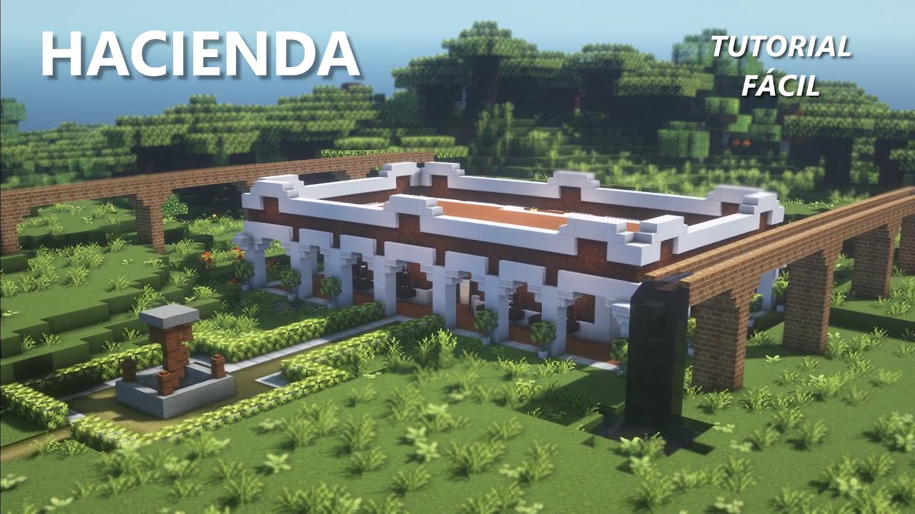 Cómo Hacer Una Hacienda En Minecraft Youtube
