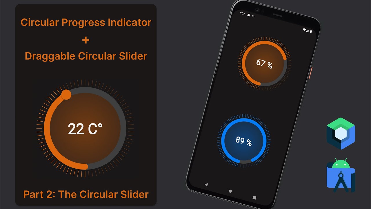 Android Circular Progress Indicator Circular Slider In Jetpack