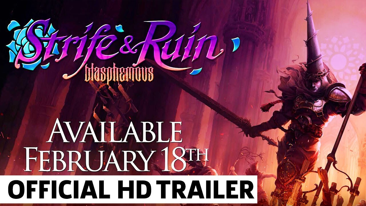 Blasphemous Strife Ruin Announcement Trailer Youtube