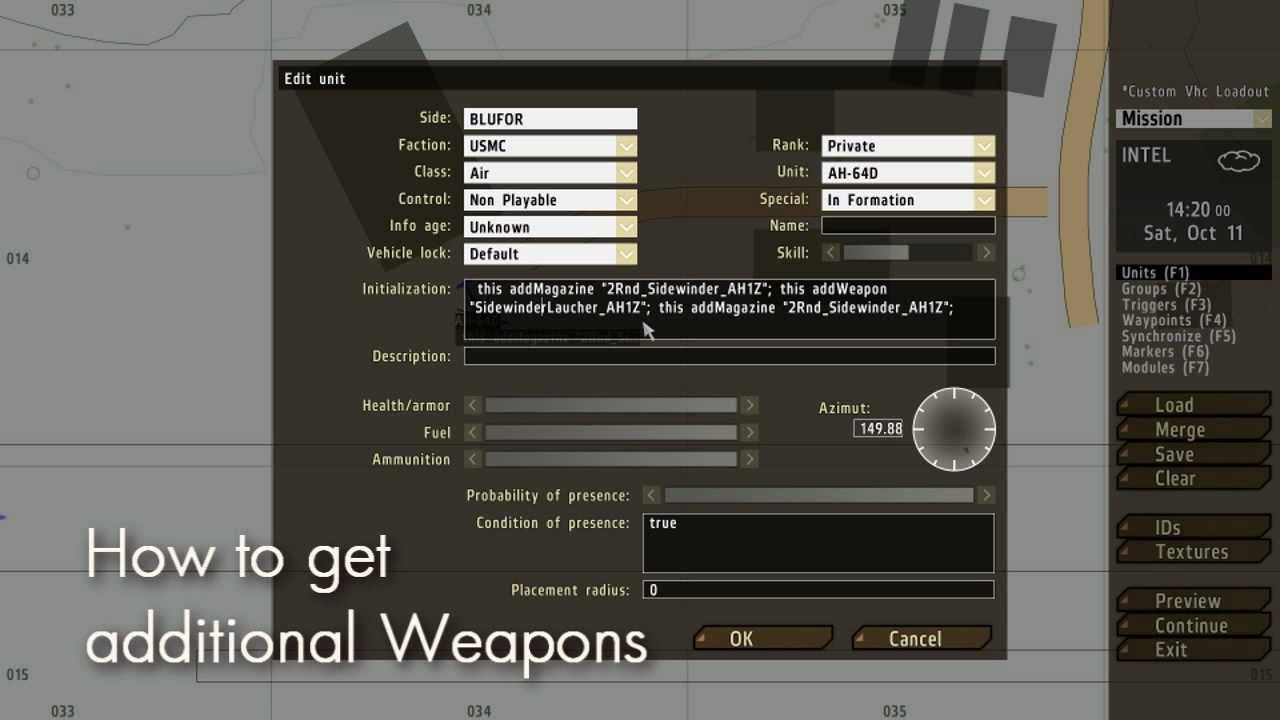 Arma 2 Editor Tutorial Customized Loadouts Vehicles Hd 720p