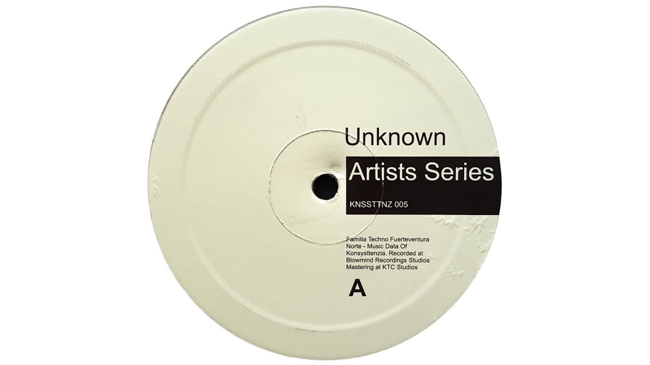 Unknown Artist Untitled B Knssttnz005 Youtube