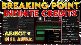 Roblox Script Breaking Point Script Gui Hack Kill Aura Aimbot Infinite ...