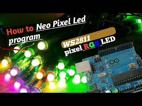 How To Pixel Led Programme With Arduino Youtube