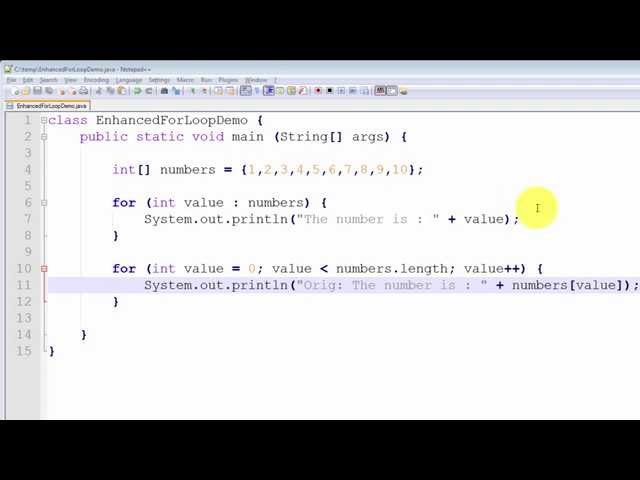 Enhanced For Loop Java Fasrkarma A Complete Introduction To All The