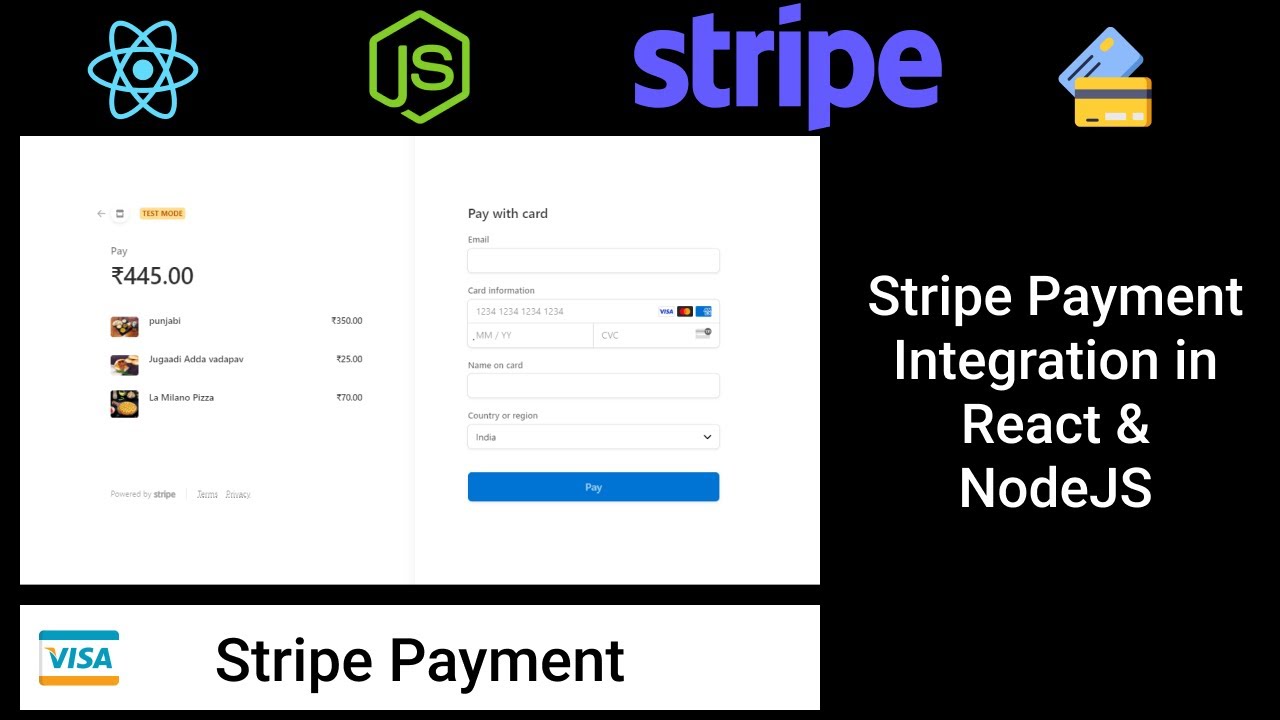 рџ і Stripe Payment Integration In React Js And Node Js Stripe Payment