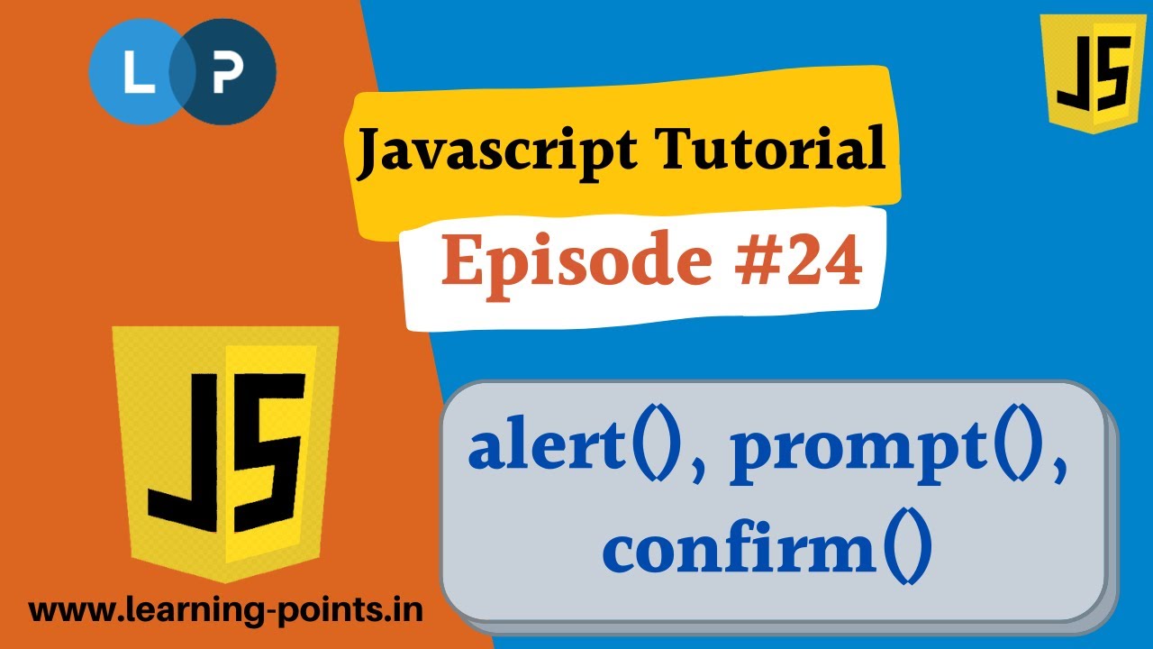 Javascript Alert Prompt And Confirm 24 Javascript Tutorial