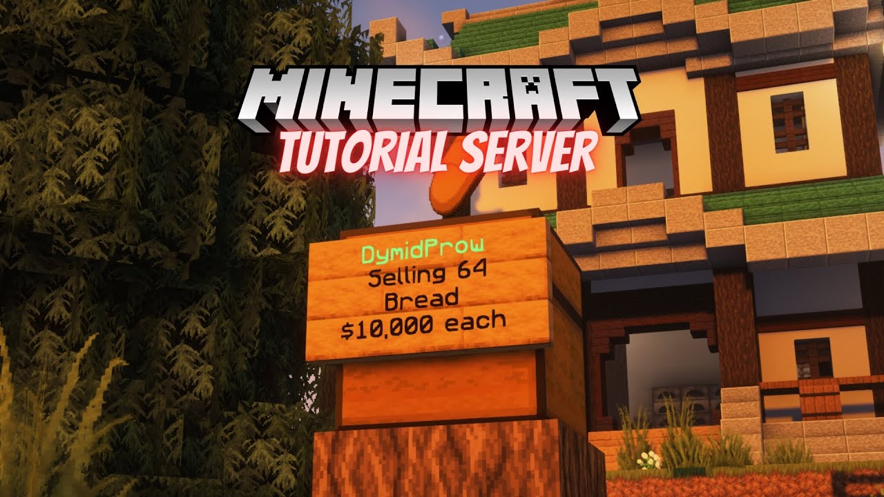 Cara Membuat Chestshop Server Minecraft Indonesia Youtube
