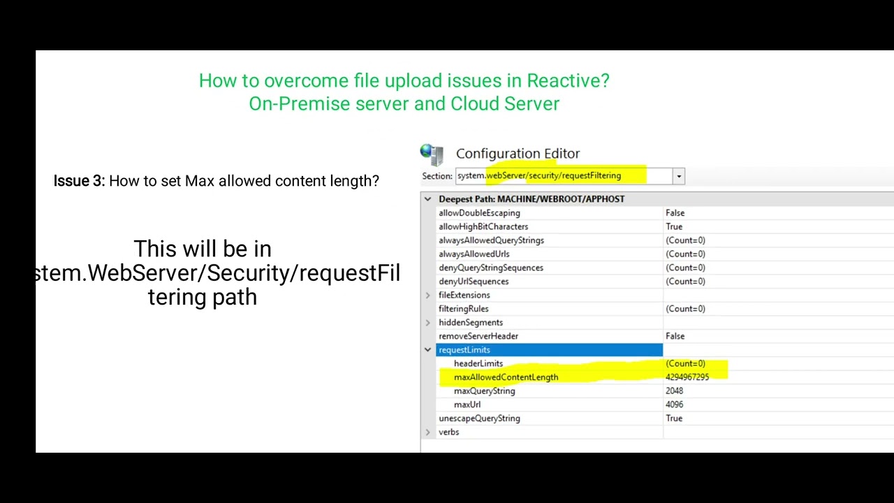 How To Overcome File Upload Issues In Outsystems Reactive Youtube