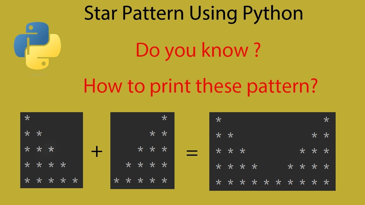 Python Pattern Program Printing Stars In Right Angle Triangle
