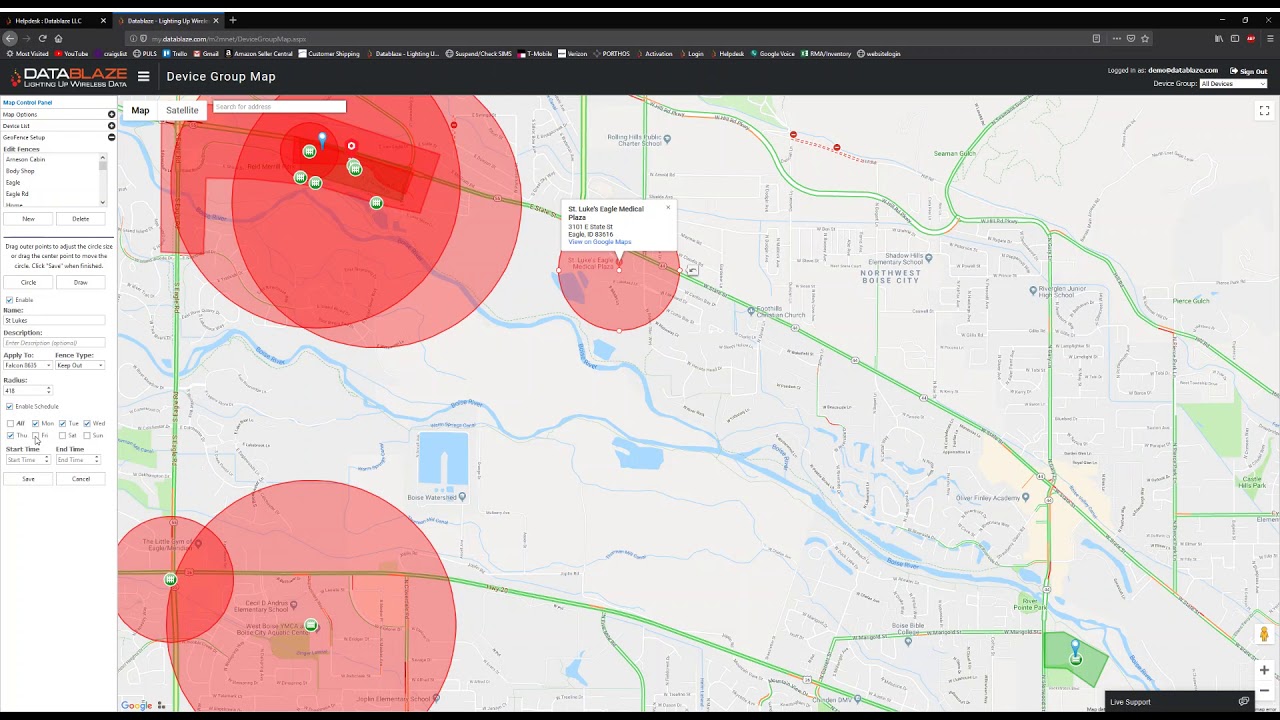 How To Create And Delete Geofences Youtube