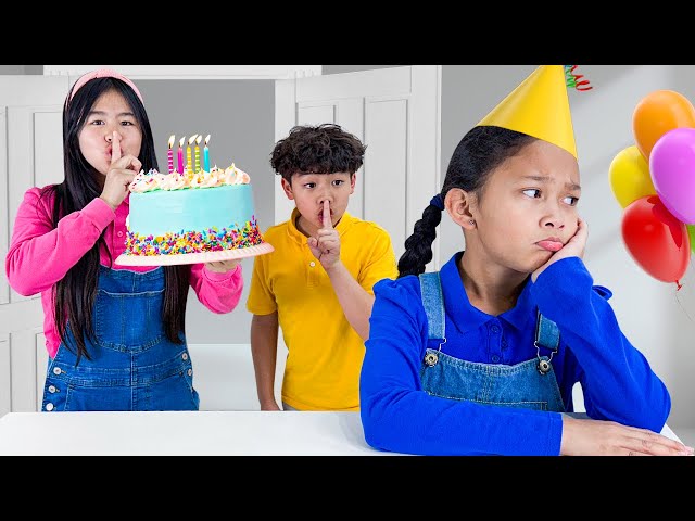 Eric Jannie Andrea S Missing Birthday Cake Adventure Videos For Kids